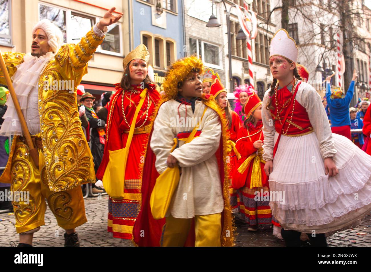 Cologne, Germany. 19th Feb, 2023. A general view of the traditional ...