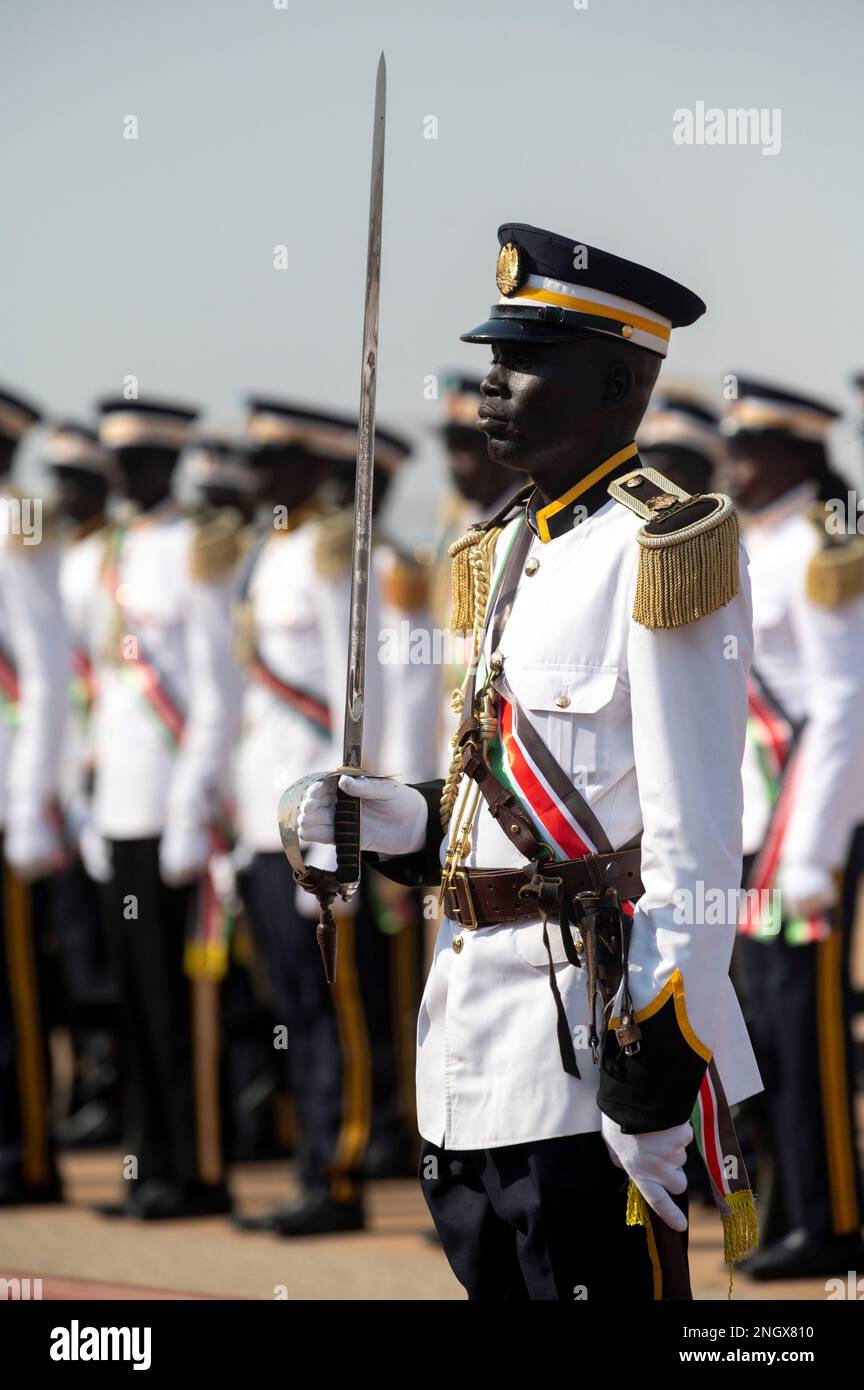 Friday February 3rd 2023: Juba South Sudan. The Pope arrives in Juba ...