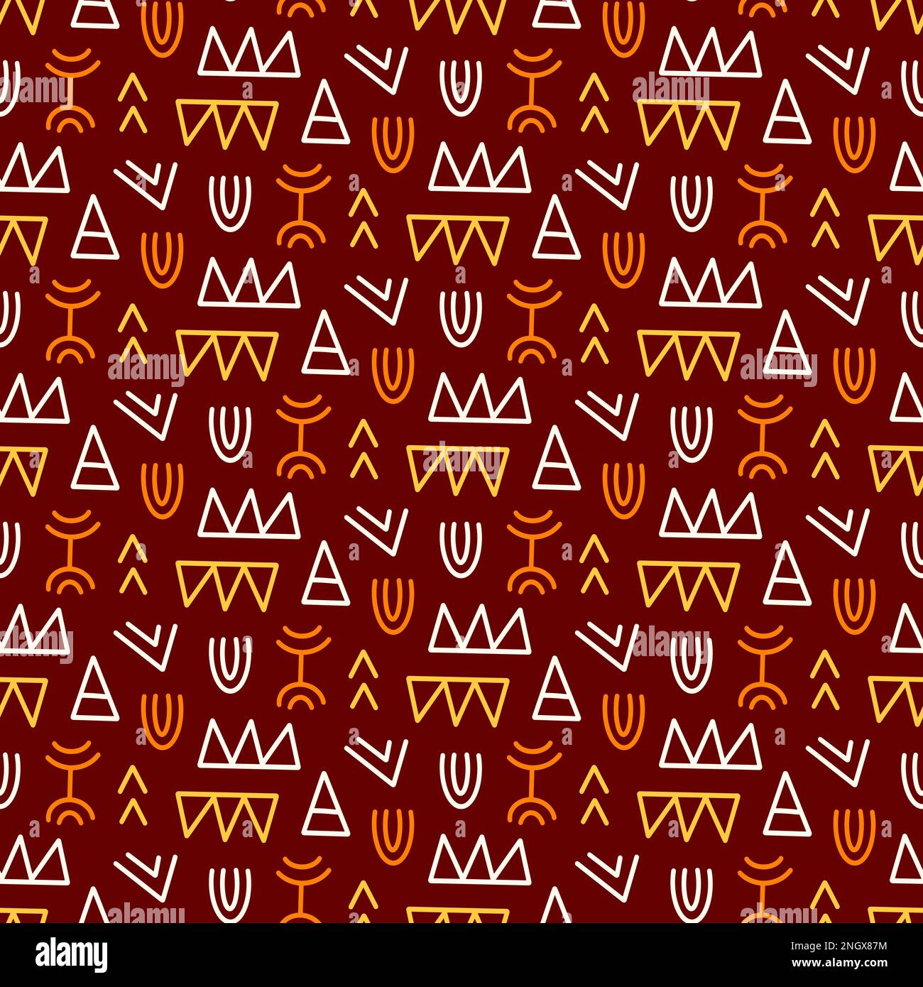 Traditional african pattern Stock Vector Images - Alamy