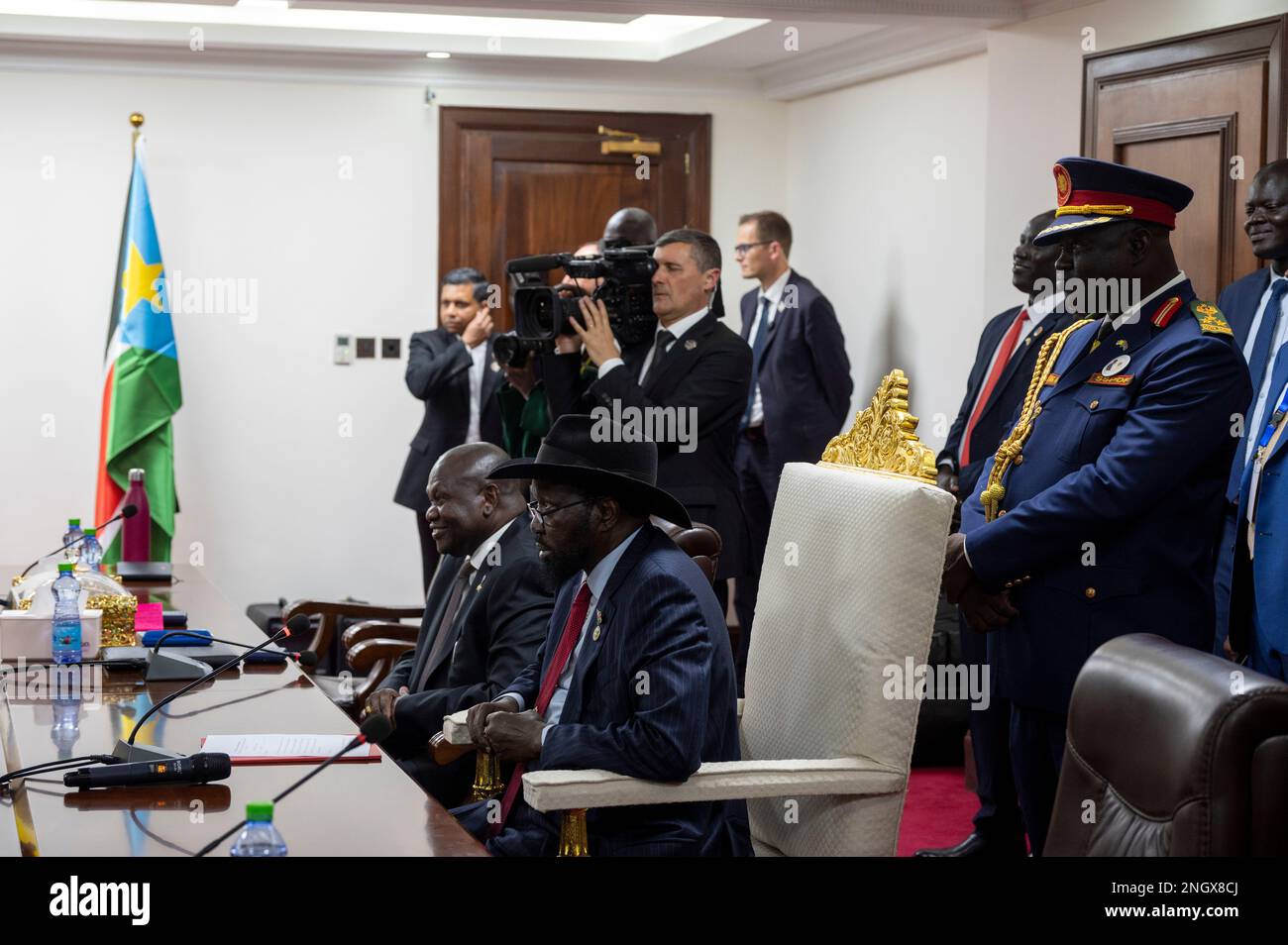 Friday February 3rd 2023: Juba South Sudan. A meeting of The Pope ...