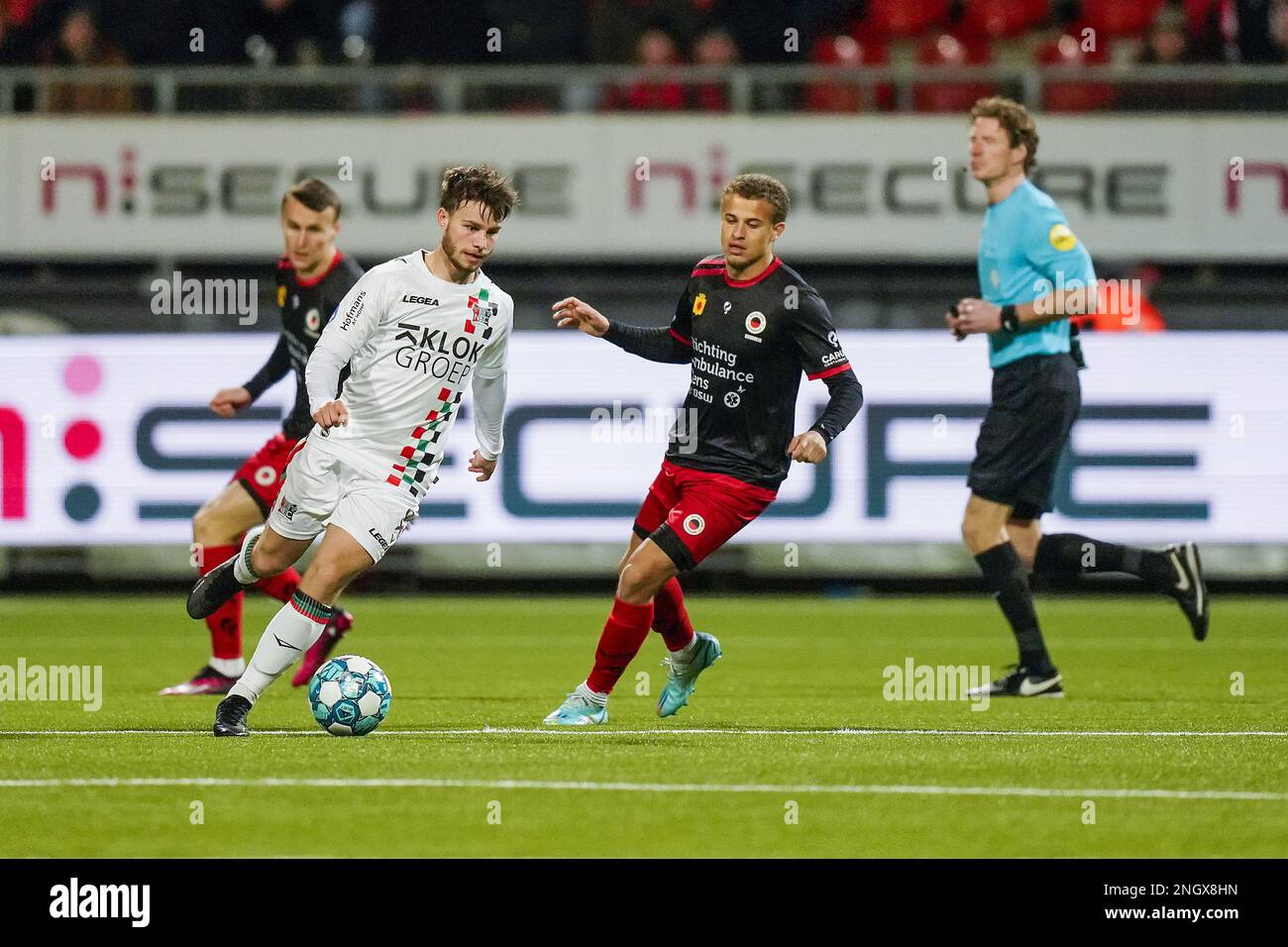 ROTTERDAM, 19-02-2023, Van Donge & De Roo Stadion . Dutch football ...