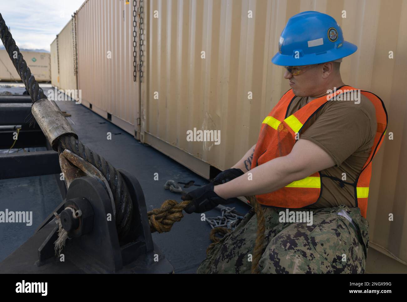 The Army Prepositioned Stock-3 operations continue as military vehicles ...