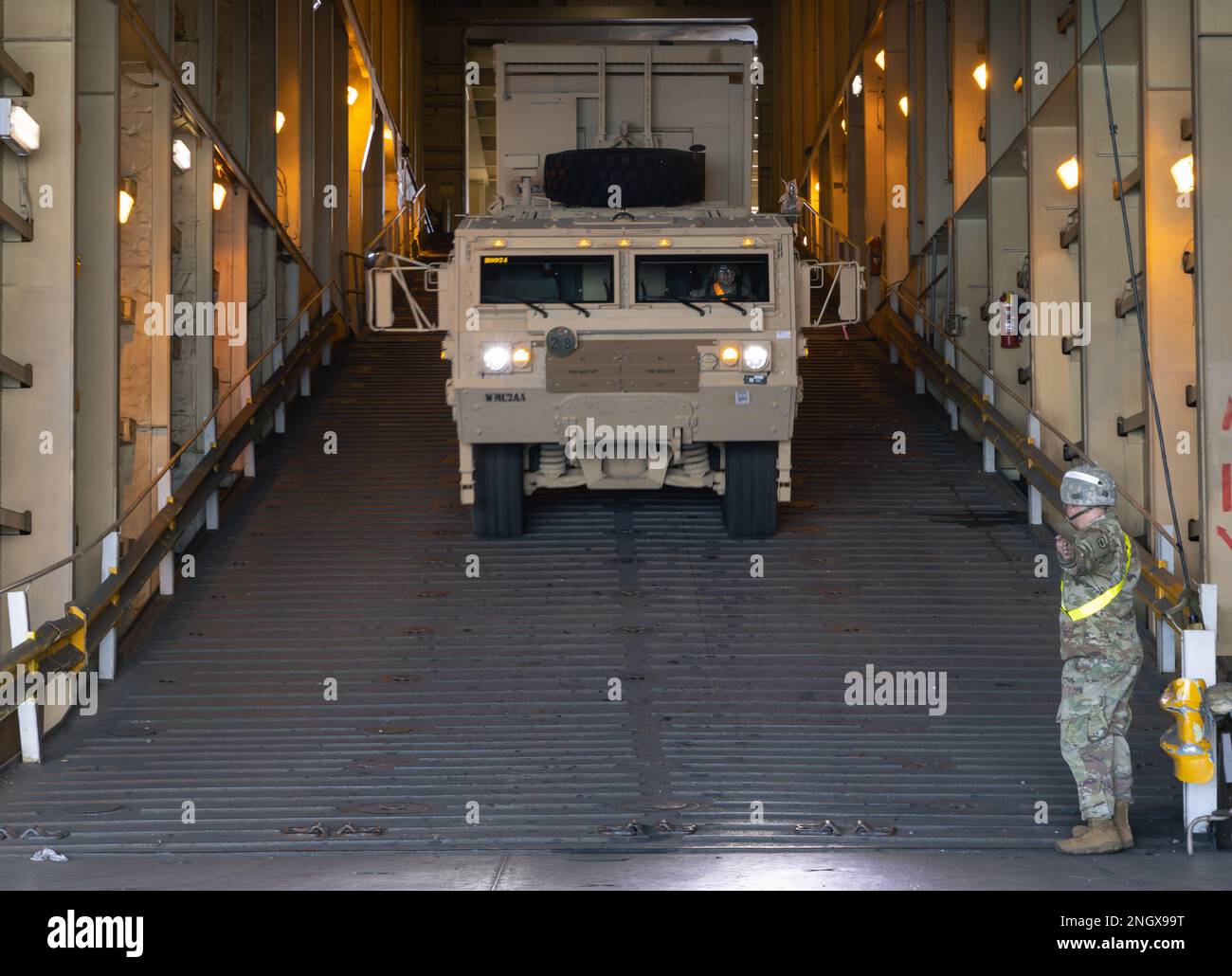 The Army Prepositioned Stock-3 operations continue as military vehicles ...