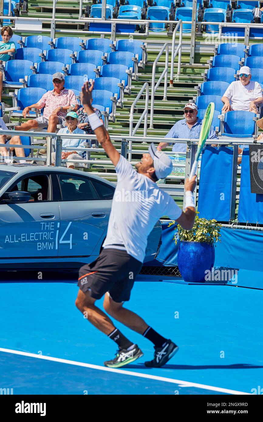 Delray Beach, FL, USA. 19th February 2023. Marcelo Arevalo (ESA), Jean ...