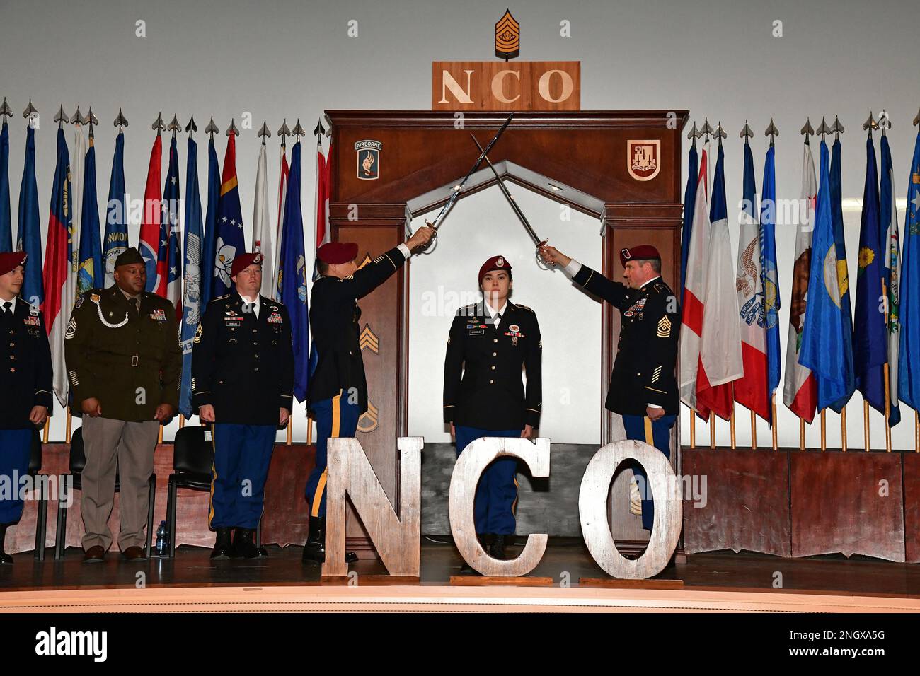 U.S. Army Paratrooper Sgt. Mariah Y. Gonzalez, assigned to 54th Brigade ...