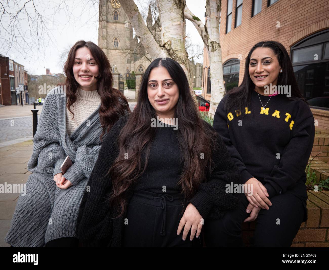 Proud Boltonians, Sadia, Maria and Kayleigh spoke of their pride, in ...