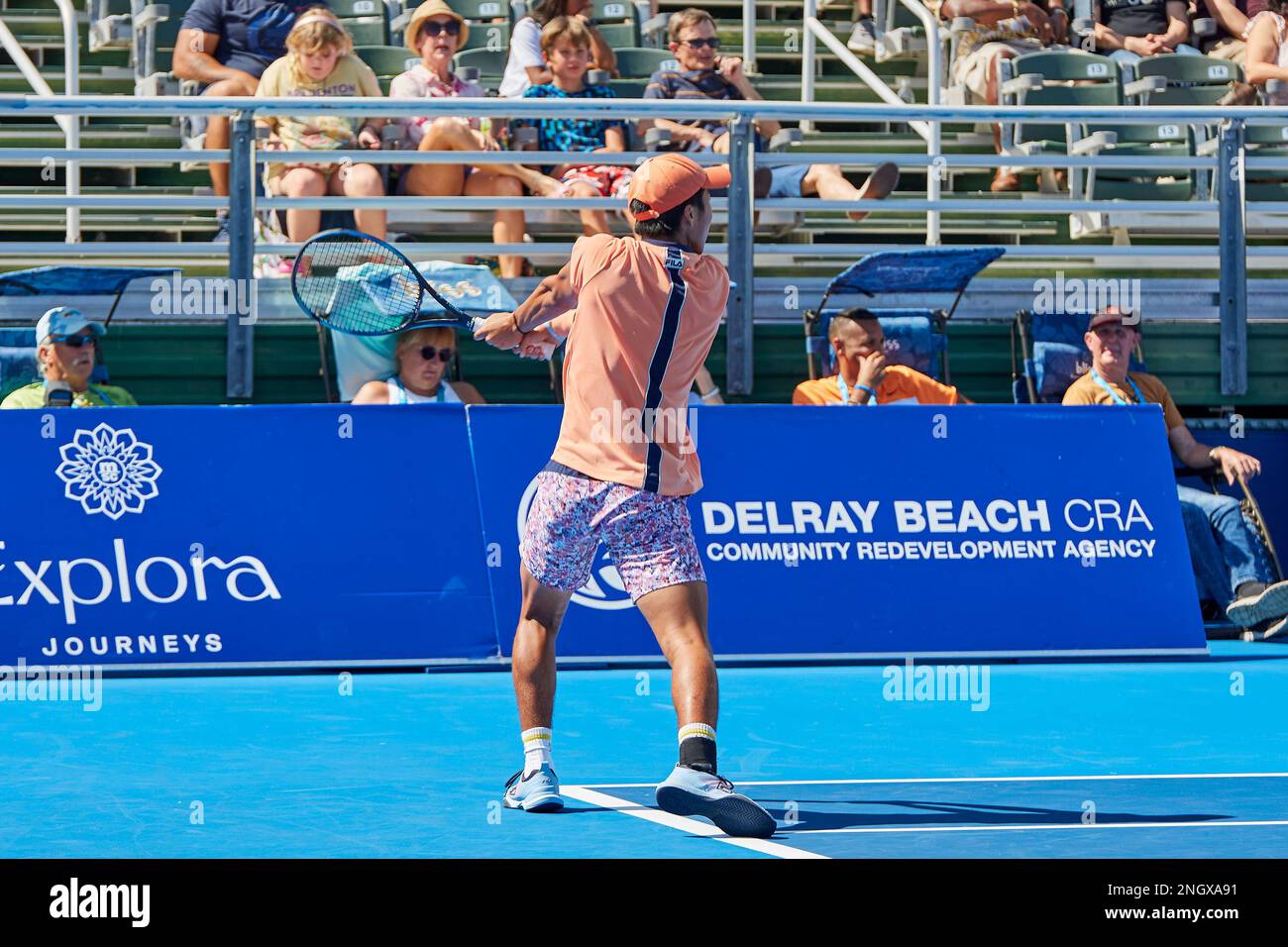 Delray Beach, FL, USA. 19th February 2023. Marcelo Arevalo (ESA), Jean ...