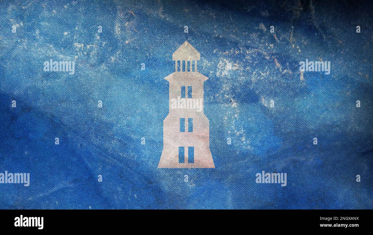 retro flag of Indo Aryan peoples Goans, GOA with grunge texture. flag ...