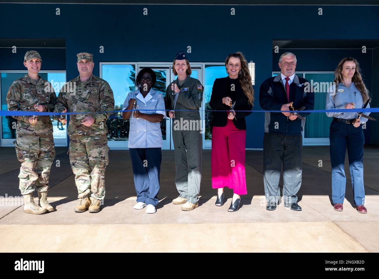 U.S. Air Force Col. Carolyn Ammons, Air Force Services Center commander ...