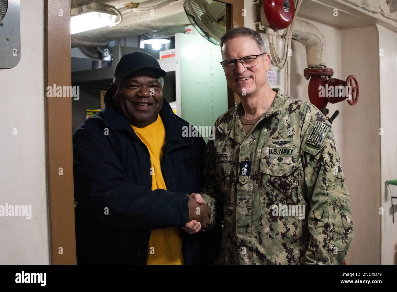 NORFOLK, Virginia (November 30, 2022) Commander, Military Sealift Command (MSC), Rear Adm ...