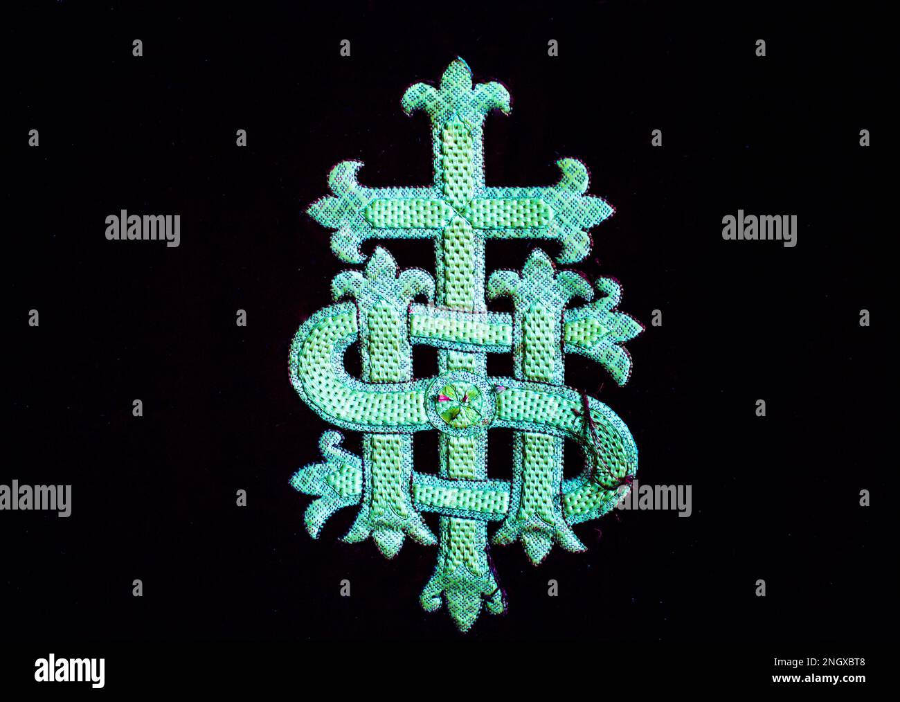 Christianity, Britain's Heritage and Faith - Close-up of a Christogram ...