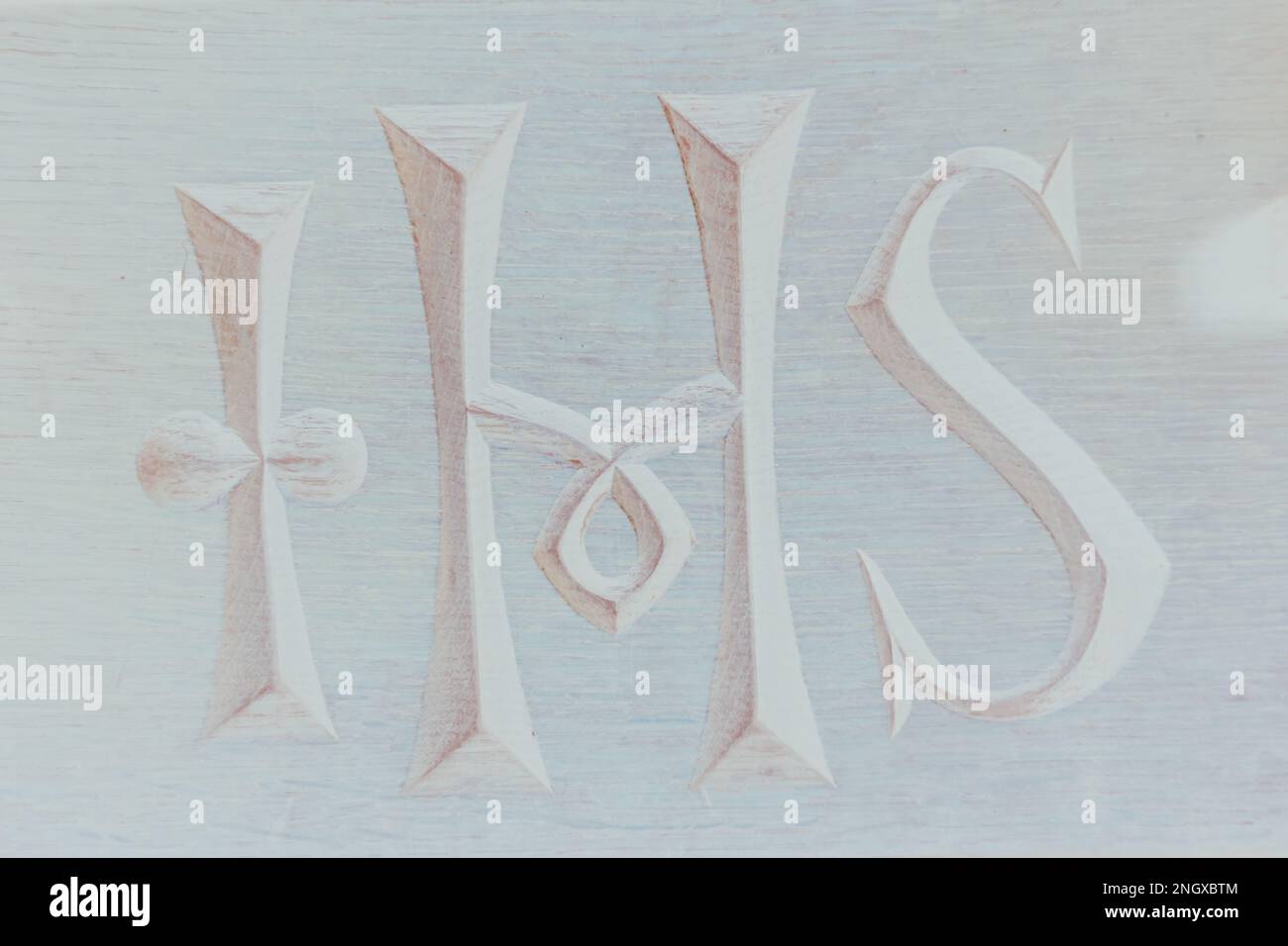 Christianity, Britain's Heritage and Faith - Close-up of a Christogram ...