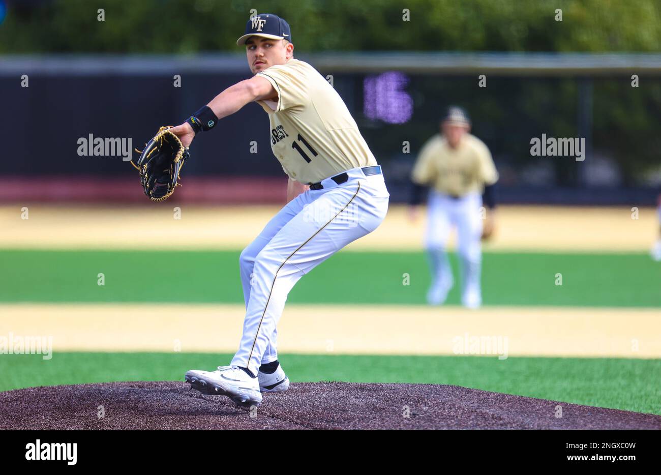 February 19, 2023: Wake Forest University graduate Chase Walter (11 ...