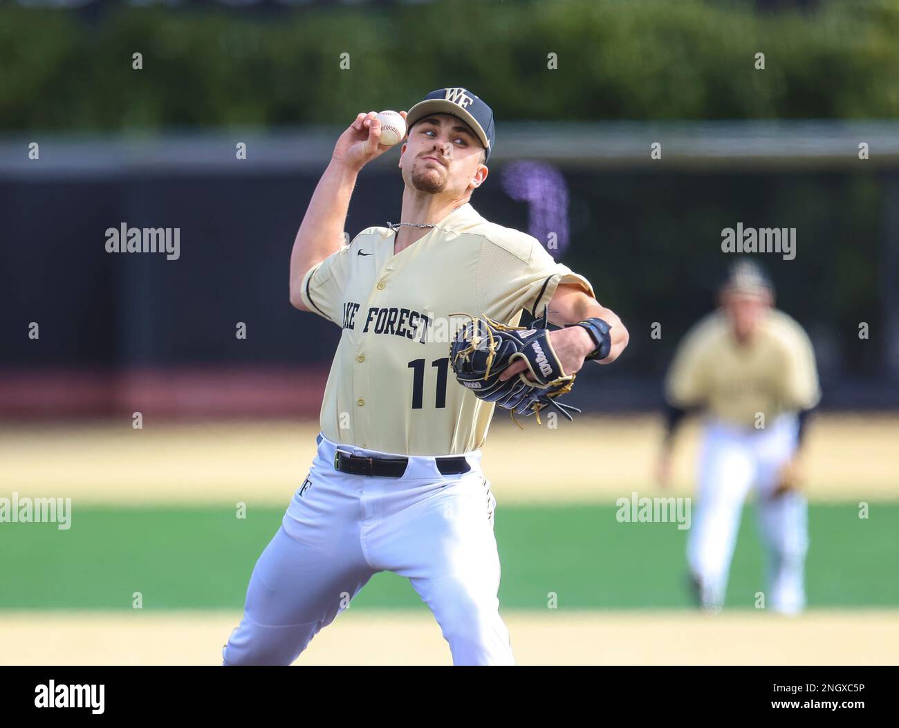 February 19, 2023: Wake Forest University graduate Chase Walter (11 ...