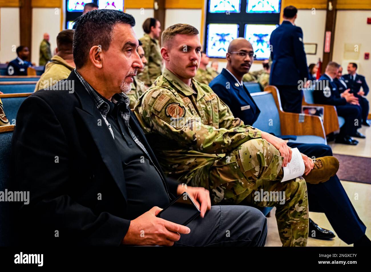 A memorial for Senior Airman Melanie Locklear, 305th Air Mobility Wing ...