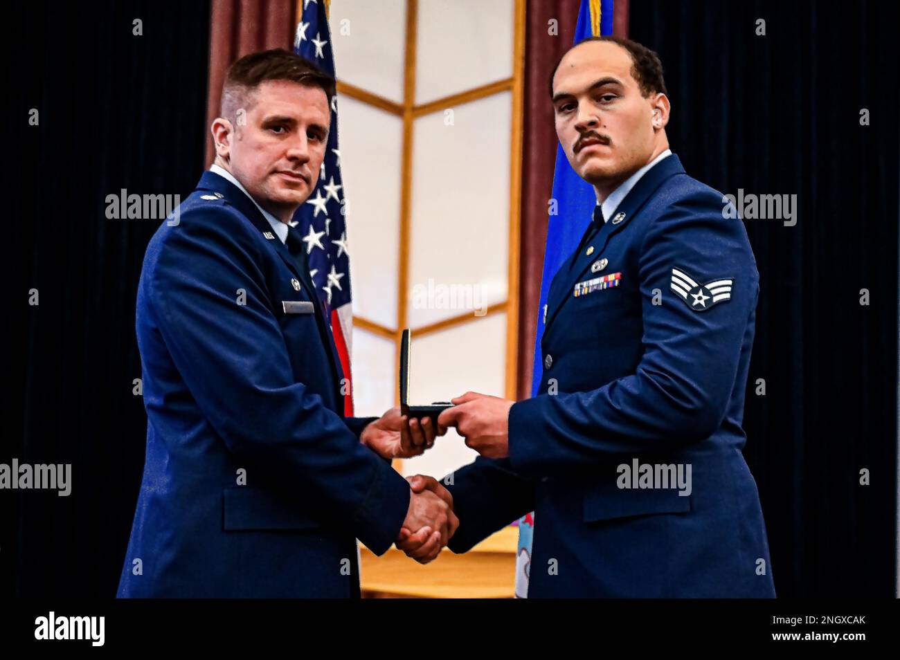 A memorial for Senior Airman Melanie Locklear, 305th Air Mobility Wing ...