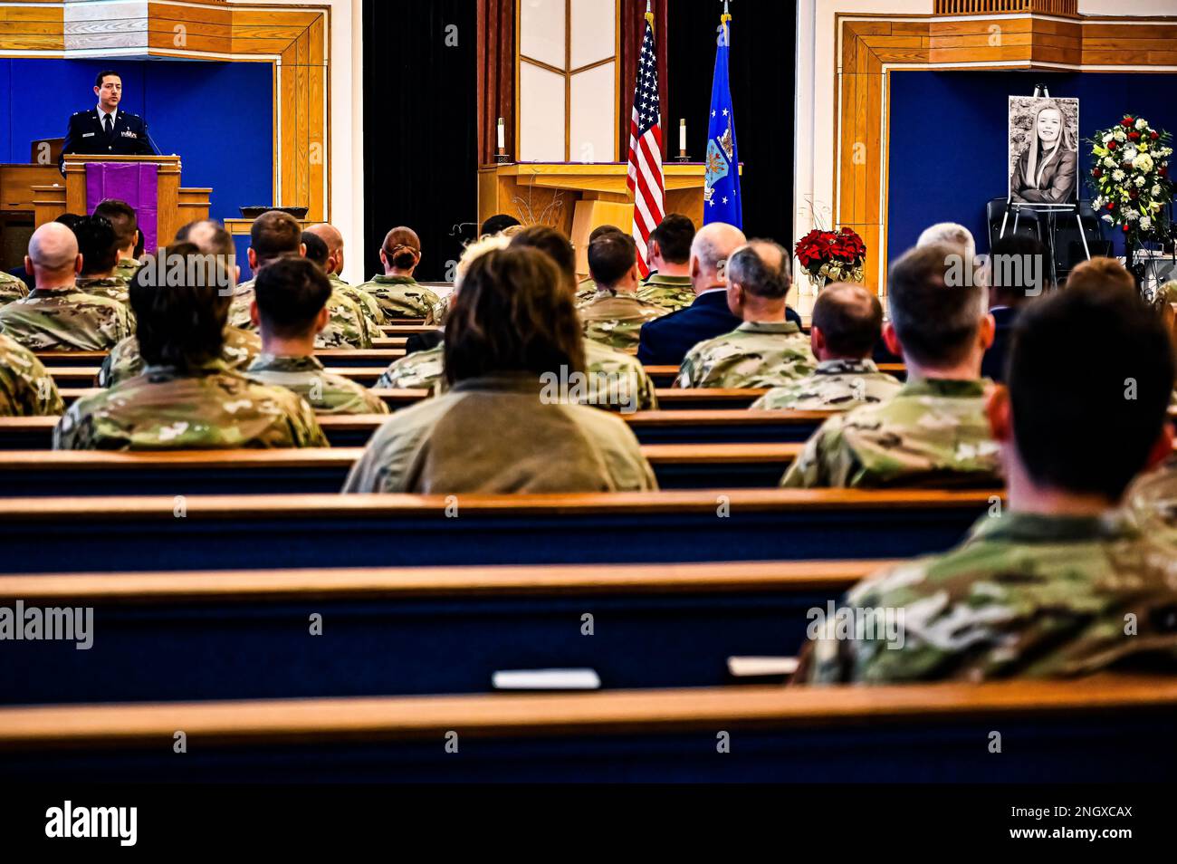 A memorial for Senior Airman Melanie Locklear, 305th Air Mobility Wing ...