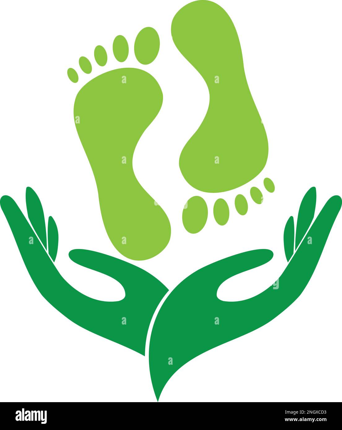 Foot massage relax feet Stock Vector Images - Alamy