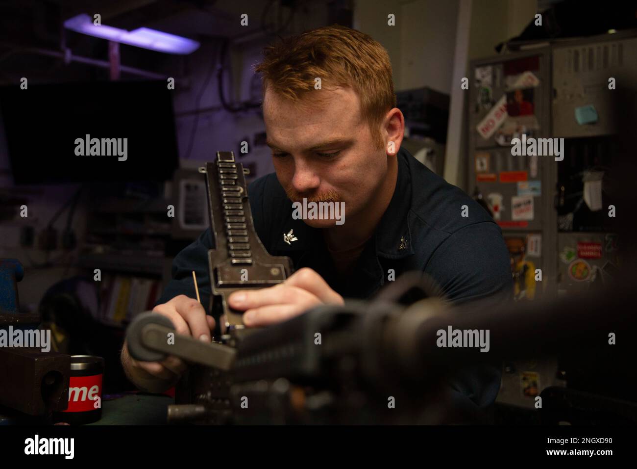PACIFIC OCEAN (Nov. 30, 2022) Gunner's Mate 3rd Class Hugh Gallagher ...