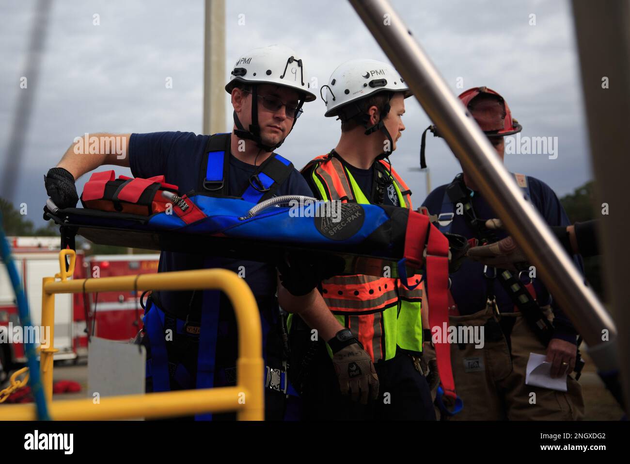 Jeff Ford, a firefighter with Marine Corps Base (MCB) Camp Lejeune Fire ...