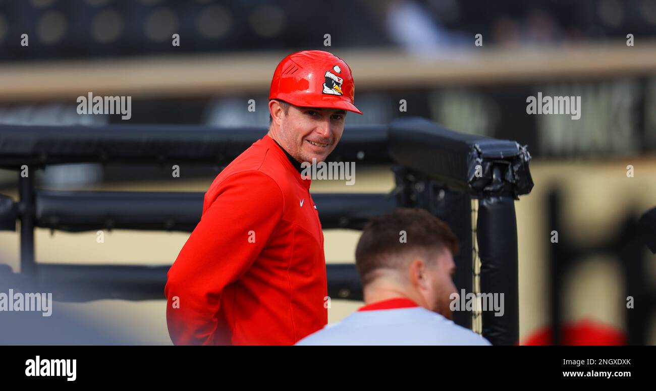 February 19, 2023: Dan Bertolini is the men's head baseball coach for ...