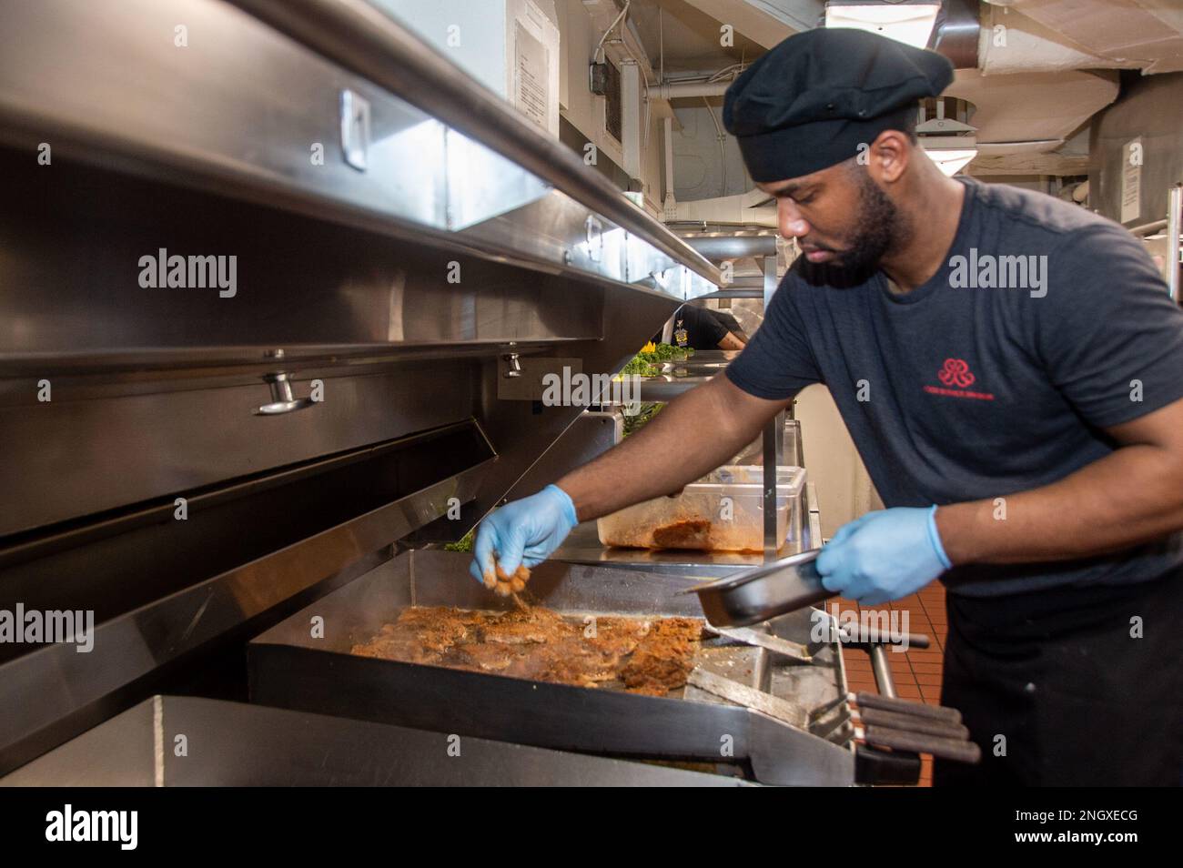 221130-N-RQ159-1040 PHILIPPINE SEA (Nov. 30, 2022) Culinary Specialist ...