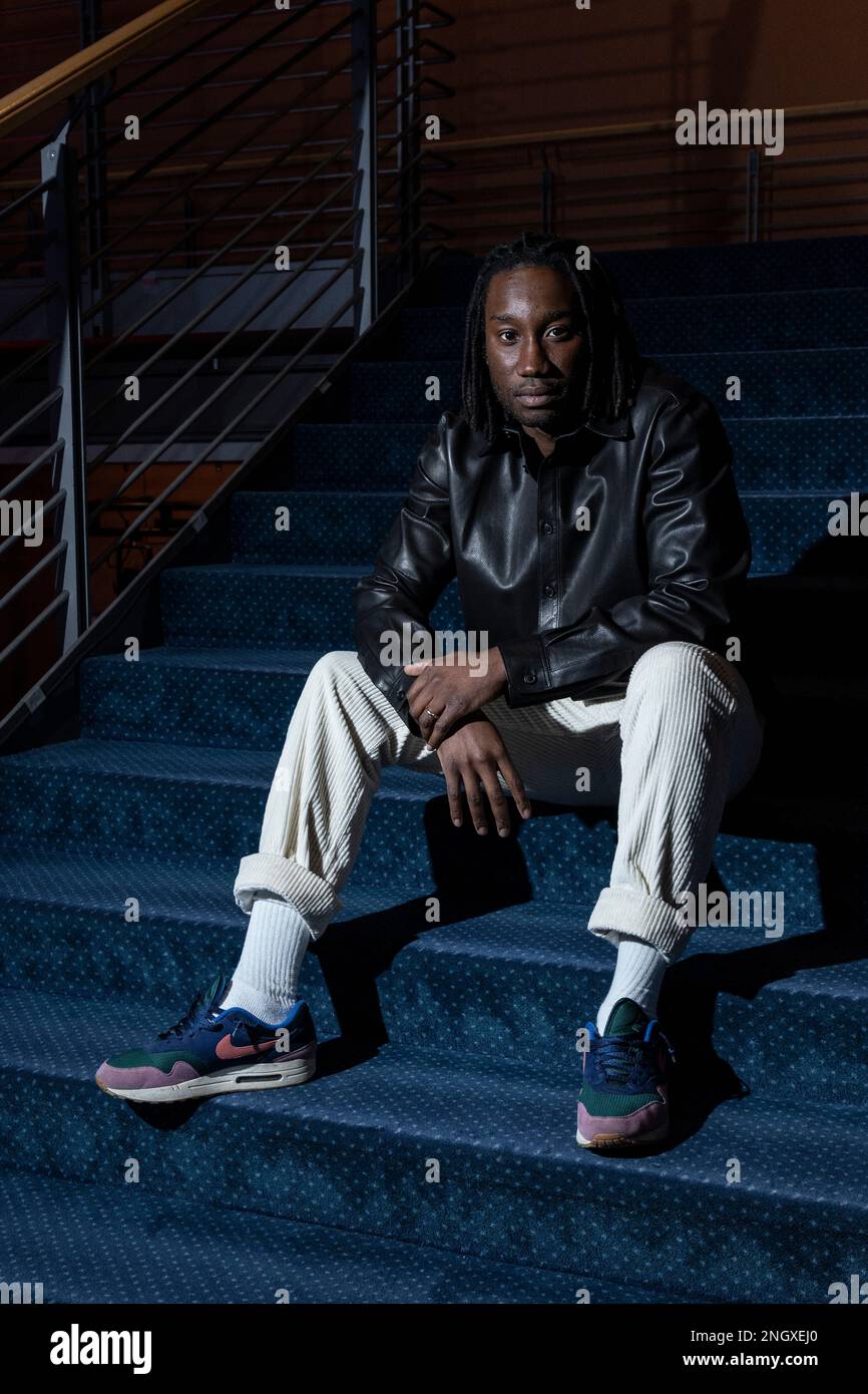 Nathan Stewart-Jarrett poses for portrait photographs for the film ...