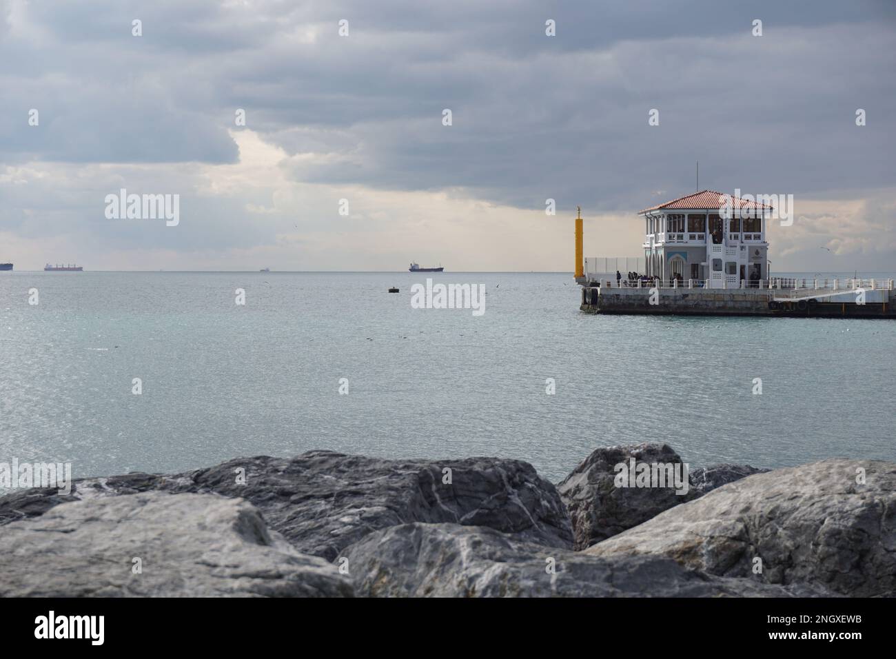 Moda Pier, Moda is a quarter in Kadıkoy district of Istanbul, Turkey ...