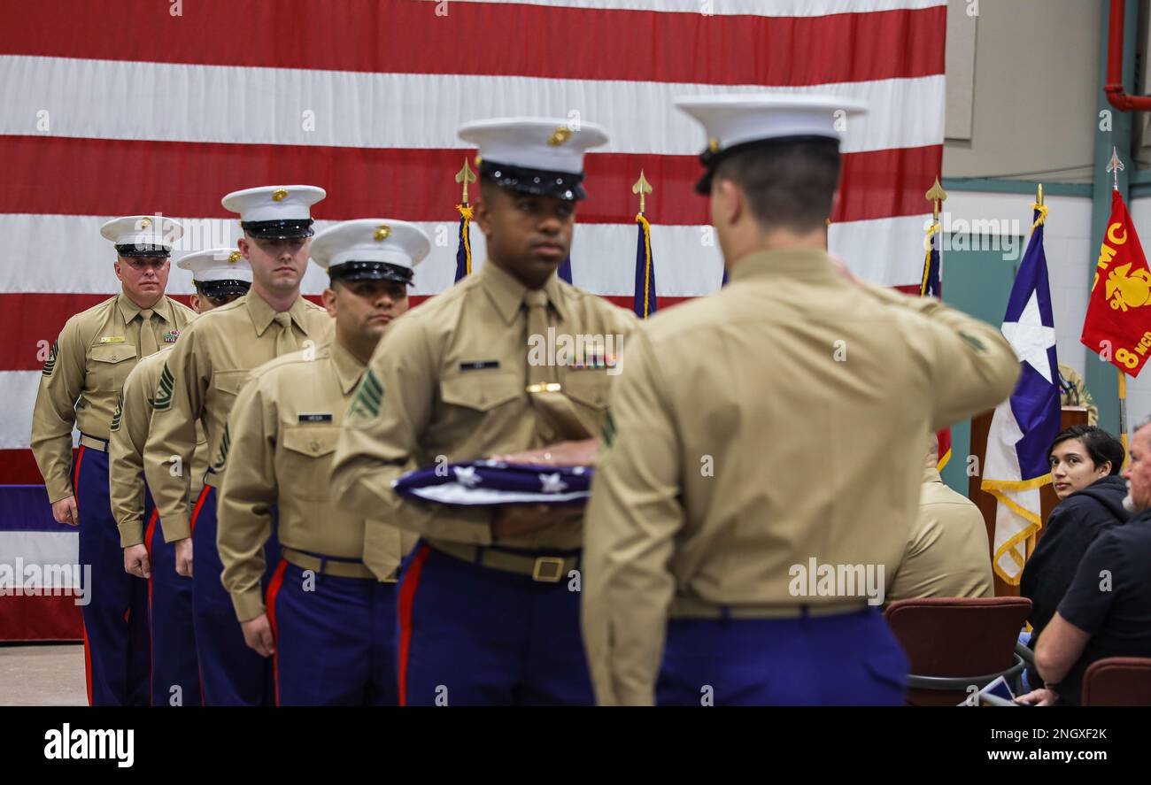 U.S. Marine Corps Master Gunnery Sgt. Andrew Korous, the 8th Marine ...