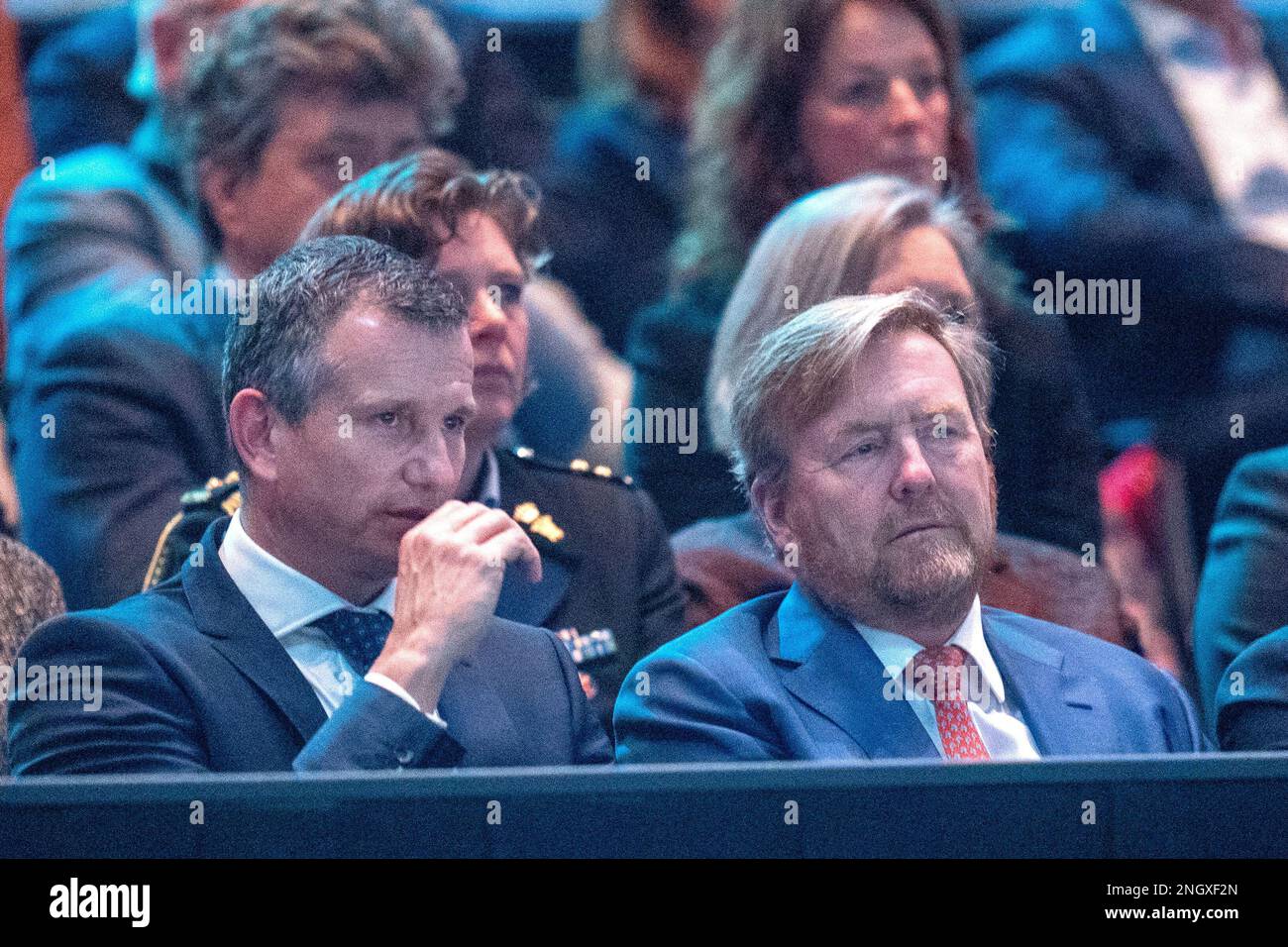 ROTTERDAM, THE NETHERLANDS - FEBRUARY 19 : Richard Krajicek en Koning ...