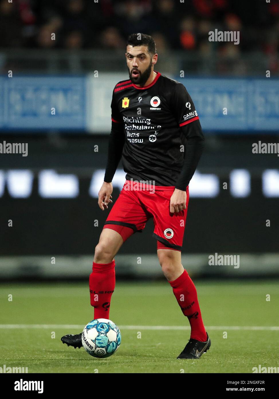 ROTTERDAM - Sven Nieuwpoort of sbv Excelsior during the Dutch premier ...