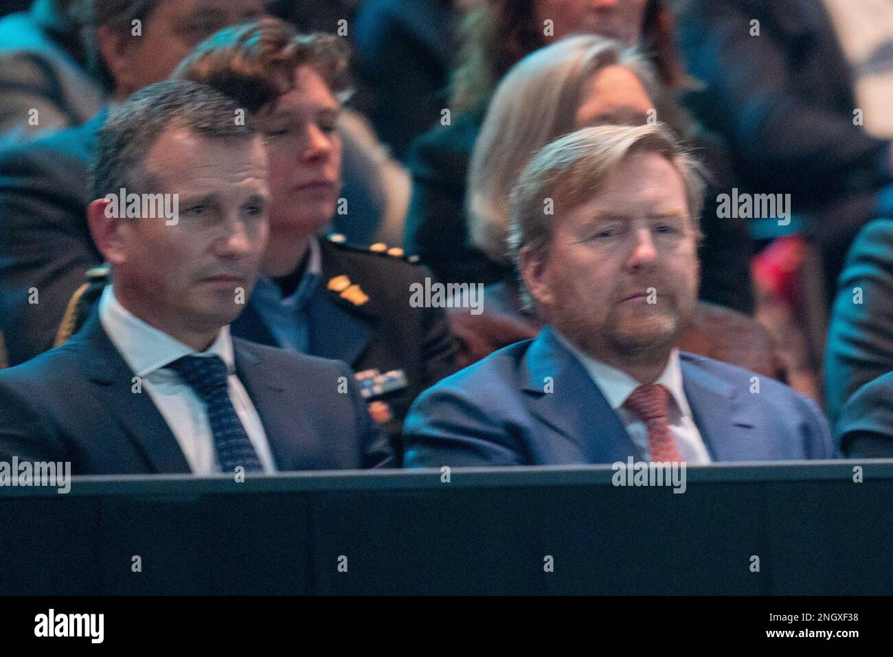 ROTTERDAM, THE NETHERLANDS - FEBRUARY 19 : Richard Krajicek en Koning ...
