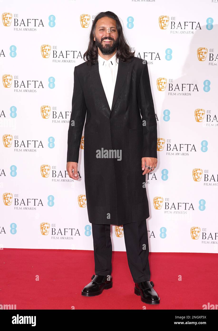 Shazad Latif in the press room at the 76th British Academy Film Awards ...