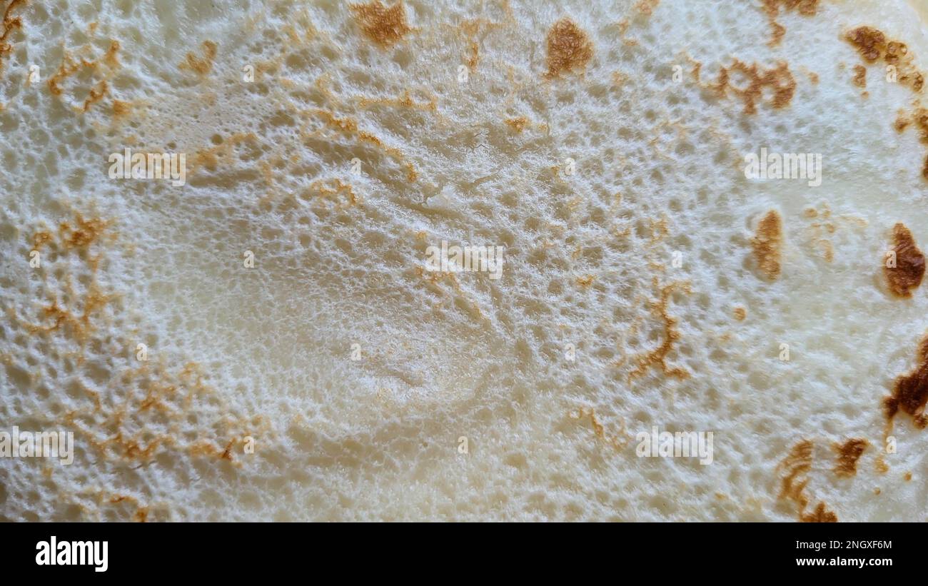 Texture of thin traditional freshly baked homemade oriental bread ...
