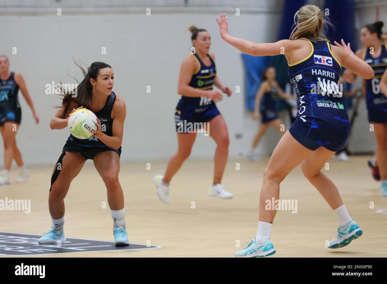 Leeds, UK. 19th Feb, 2023. Leeds Beckett University Sports Arena, Leeds ...