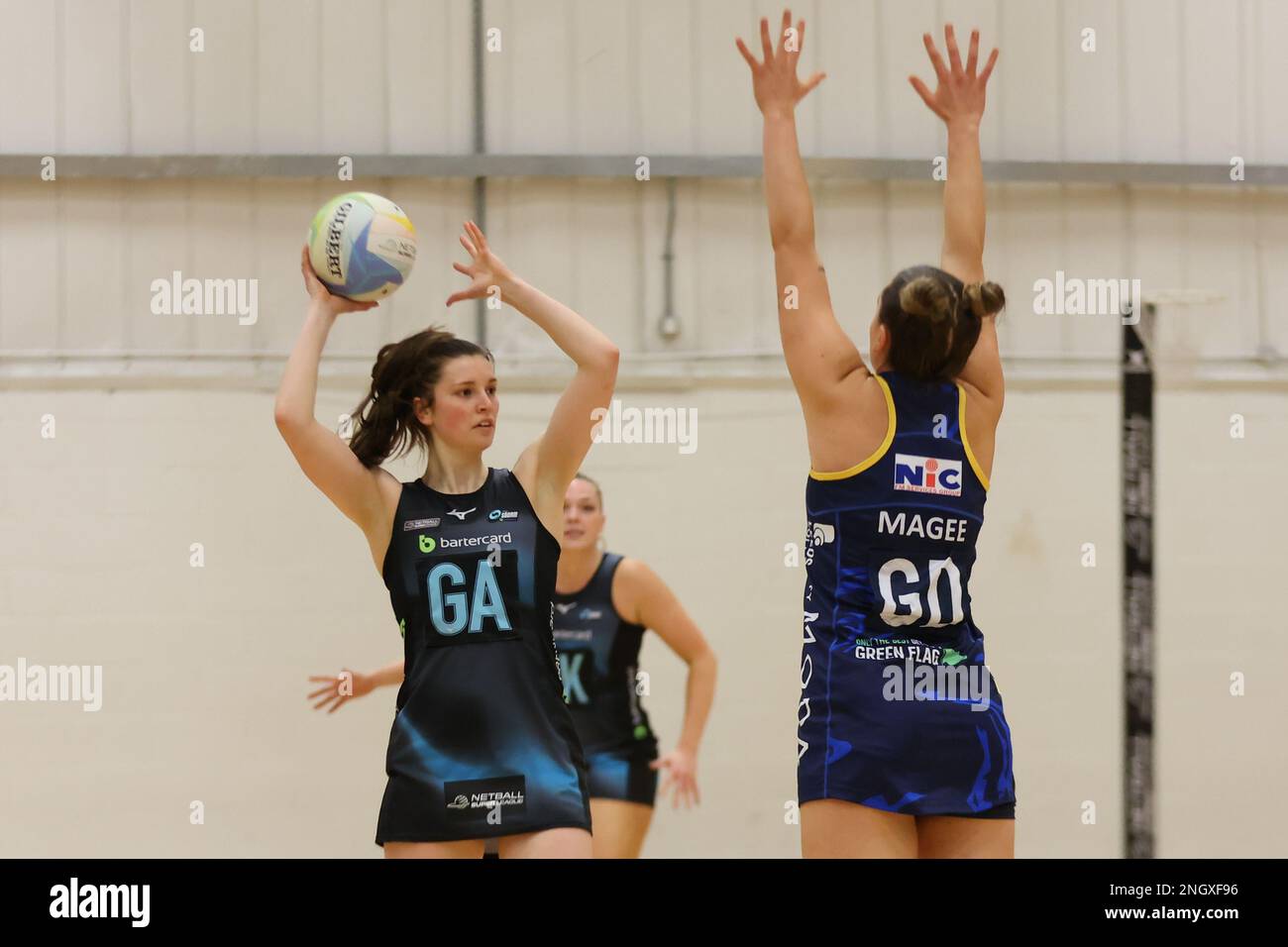 Leeds, UK. 19th Feb, 2023. Leeds Beckett University Sports Arena, Leeds ...