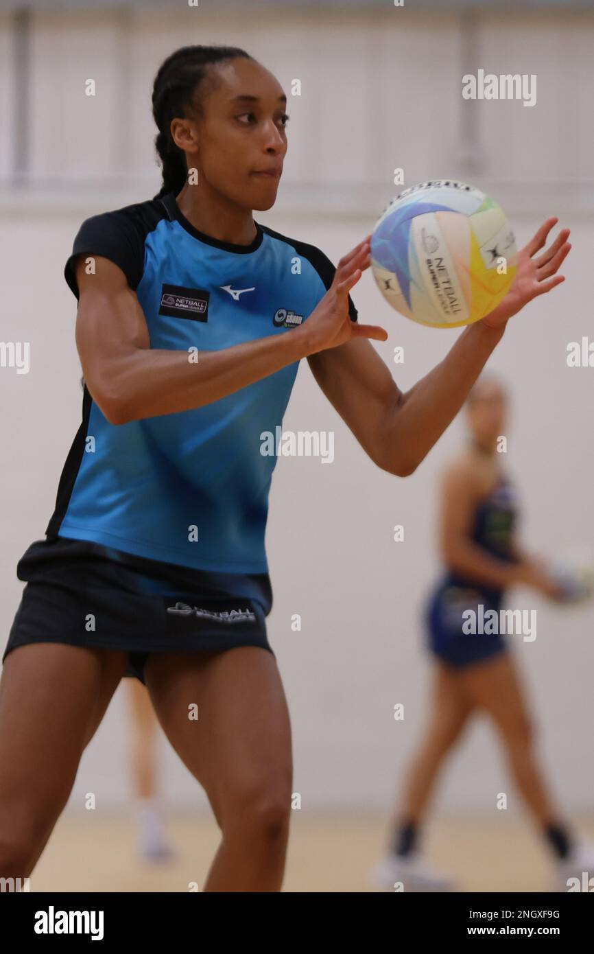 Leeds, UK. 19th Feb, 2023. Leeds Beckett University Sports Arena, Leeds ...