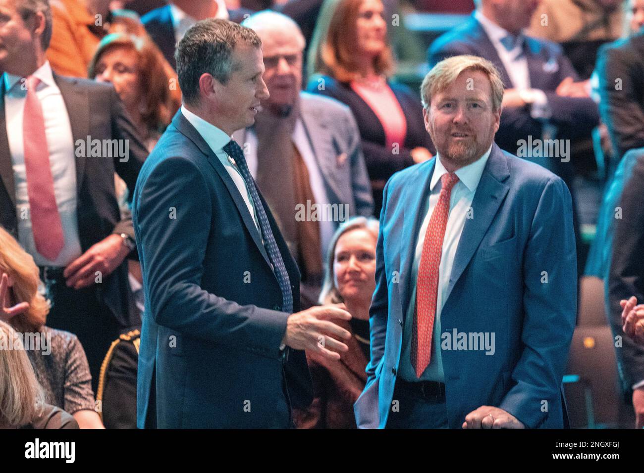 ROTTERDAM, THE NETHERLANDS - FEBRUARY 19 : Richard Krajicek and Koning ...