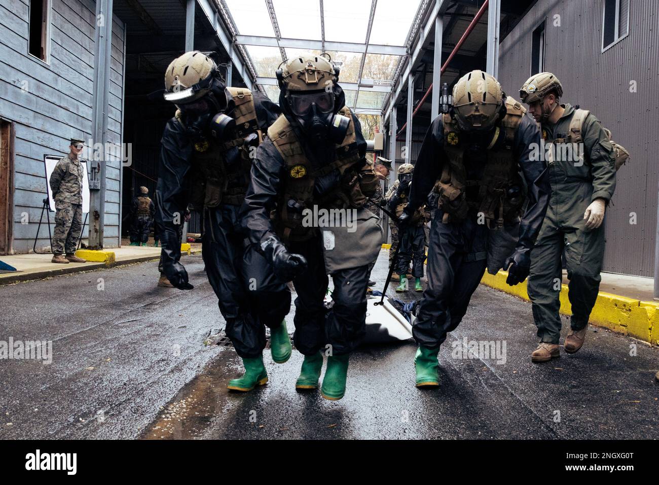 U.S. Marines with Chemical Biological Incident Response Force (CBIRF ...