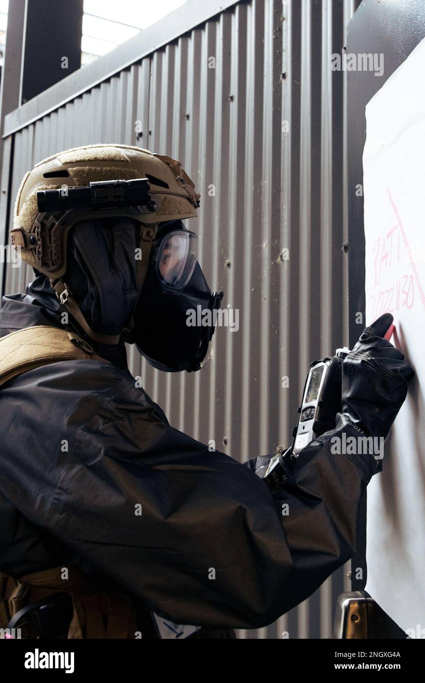 U.S. Marines with Chemical Biological Incident Response Force (CBIRF ...