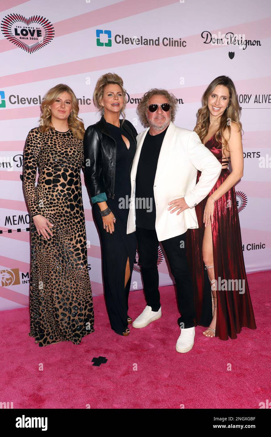 Las Vegas, Nevada, USA. 18th Feb, 2023. Sammy Hagar, Kari Karte ...
