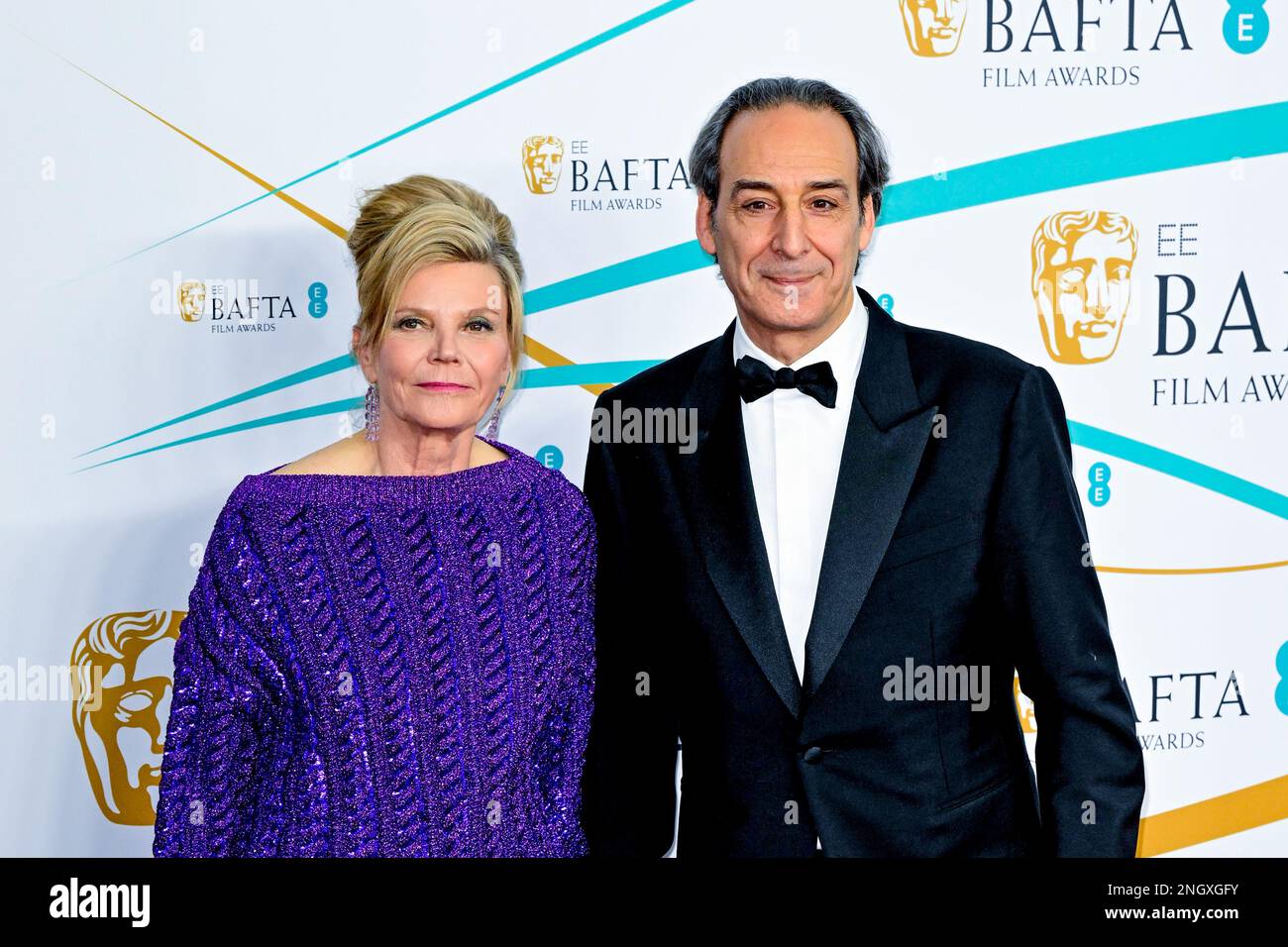 London, UK. 19th Feb, 2023. Dominique Lemonnier and Alexandre Desplat ...