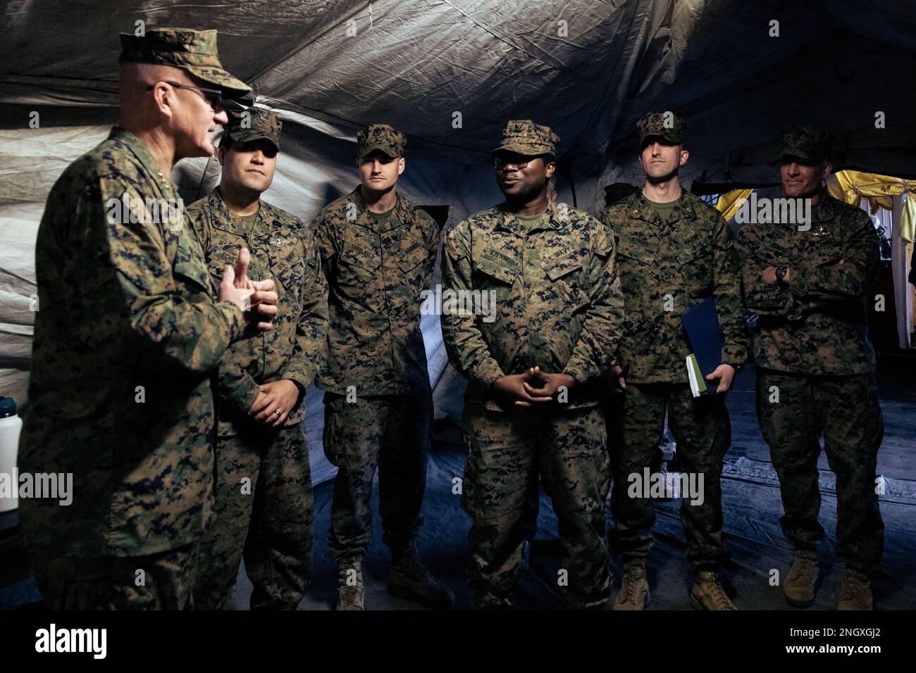 U.S. Marine Corps Lt. Gen. Gregg P. Olson, Director of the Marine Corps ...