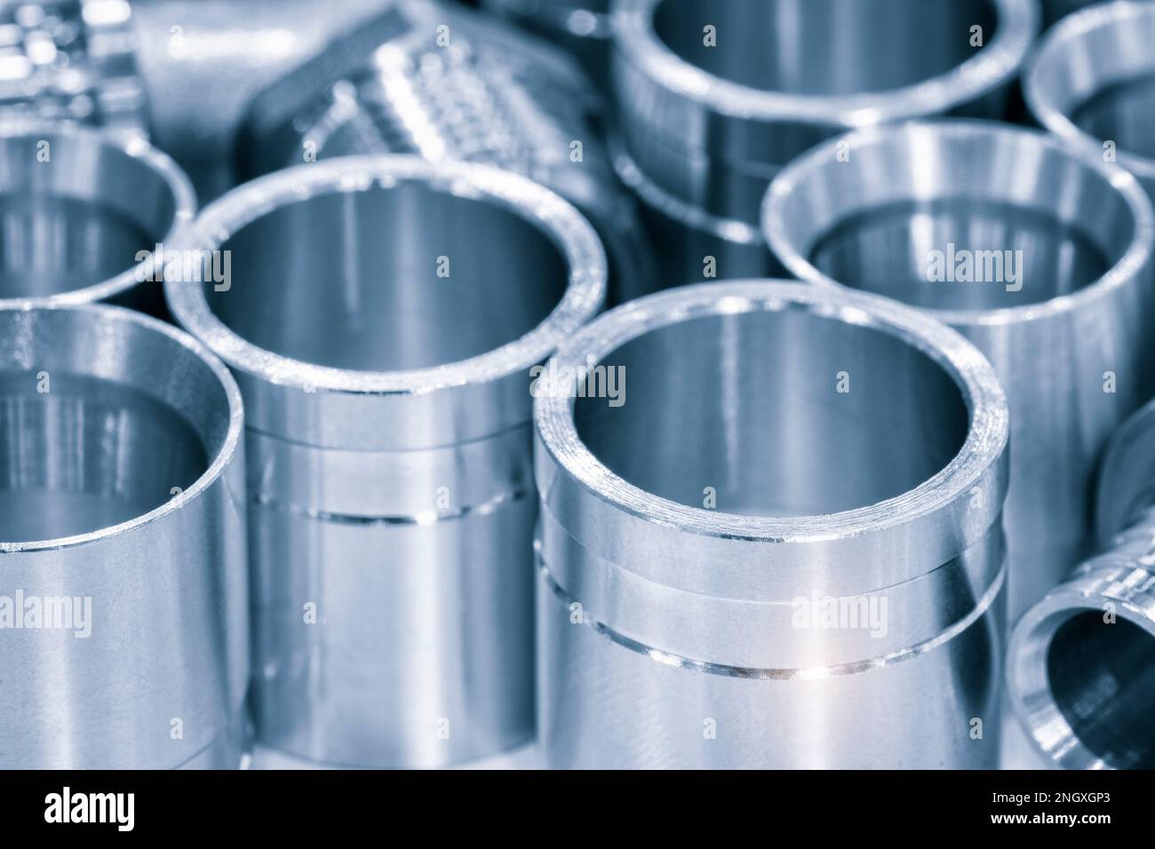 Many types of metal details industrial design background, engineering ...