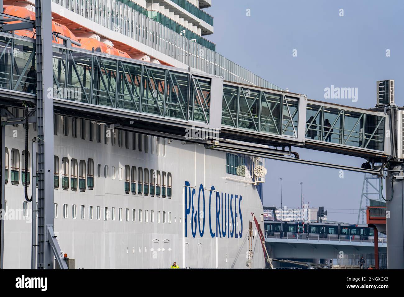 Cruise ship gangway entrance hi-res stock photography and images - Alamy