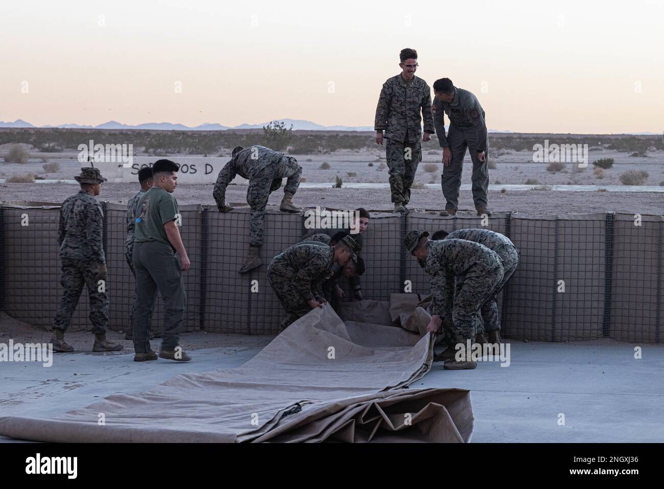 U.S. Marines with Marine Wing Support Squadron 371, Marine Air control ...