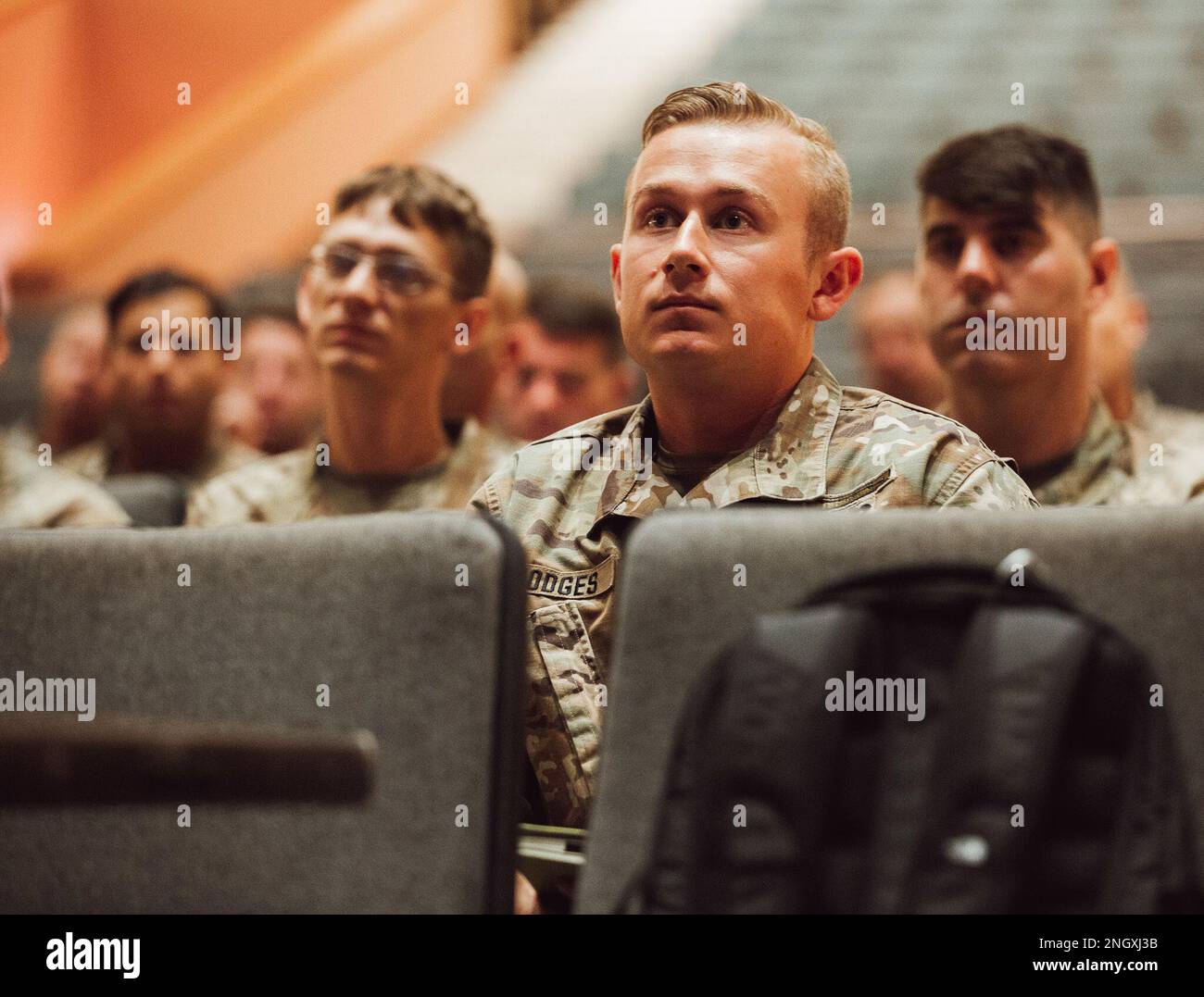 Capt. Cliff Hodges, commander, Alpha Company, 2nd Battalion, 35th ...