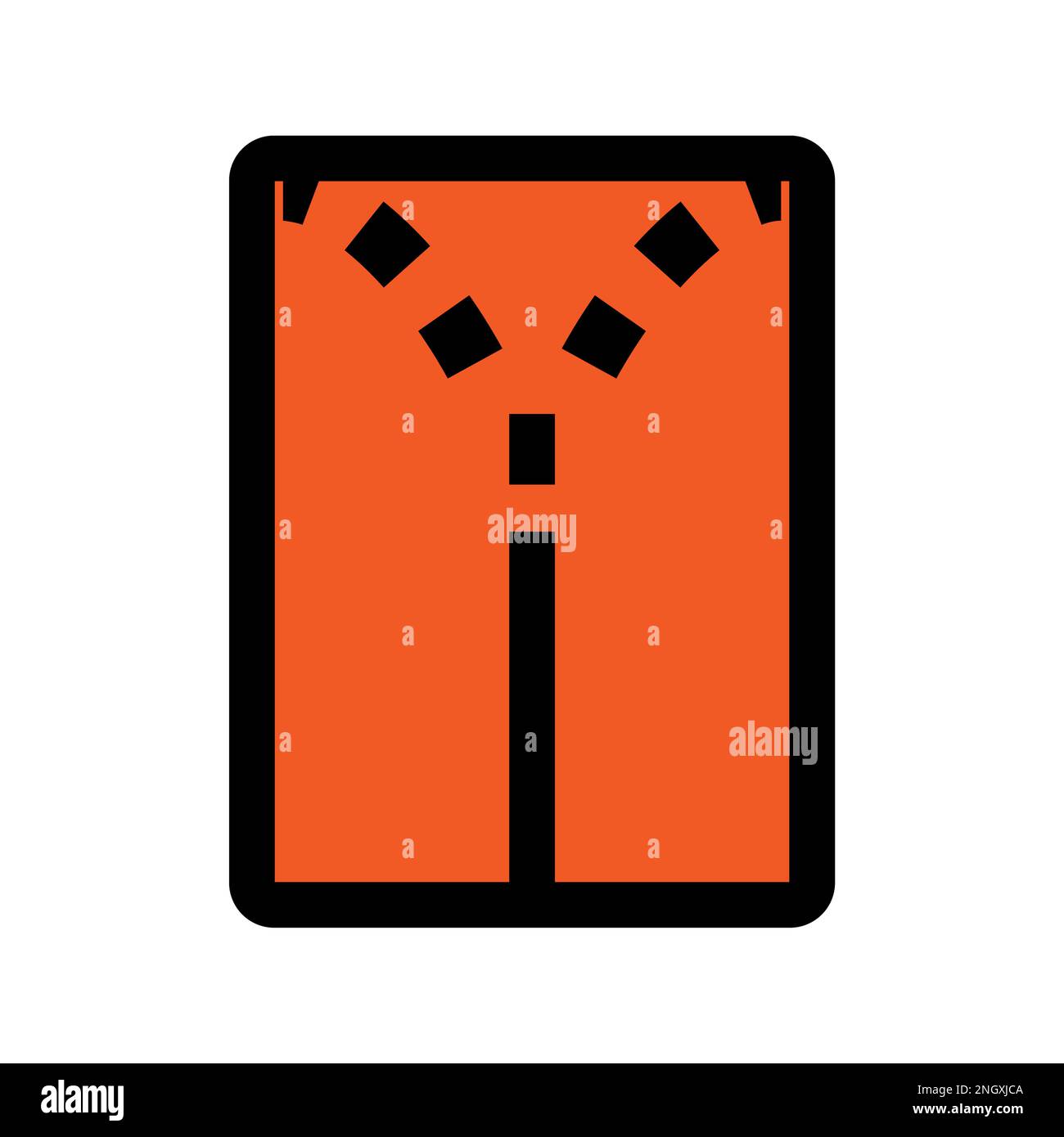 Archive file icon line isolated on white background. Black flat thin ...