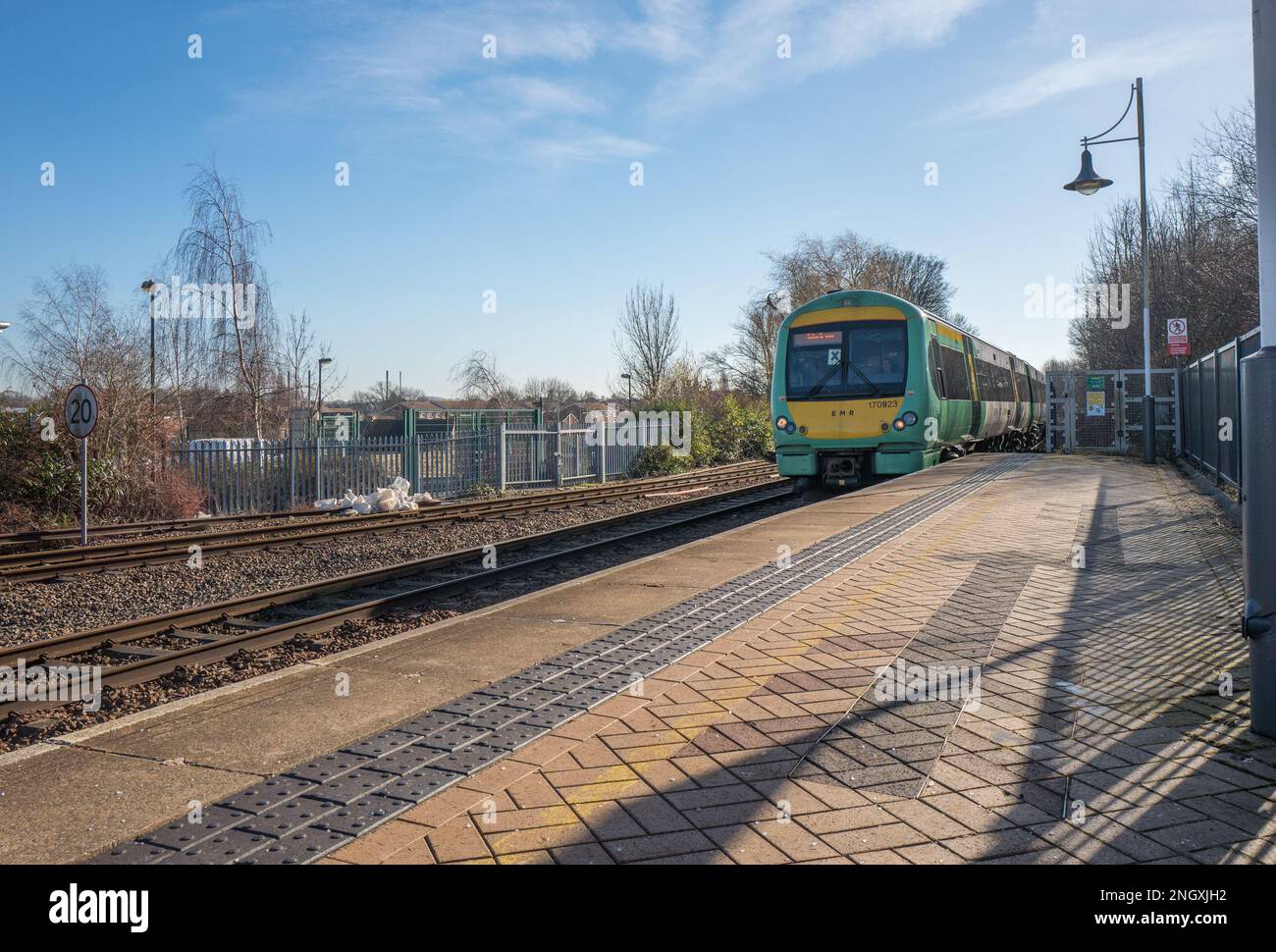 East Midlands railway regional type British Rail Class 170 Turbostar ...
