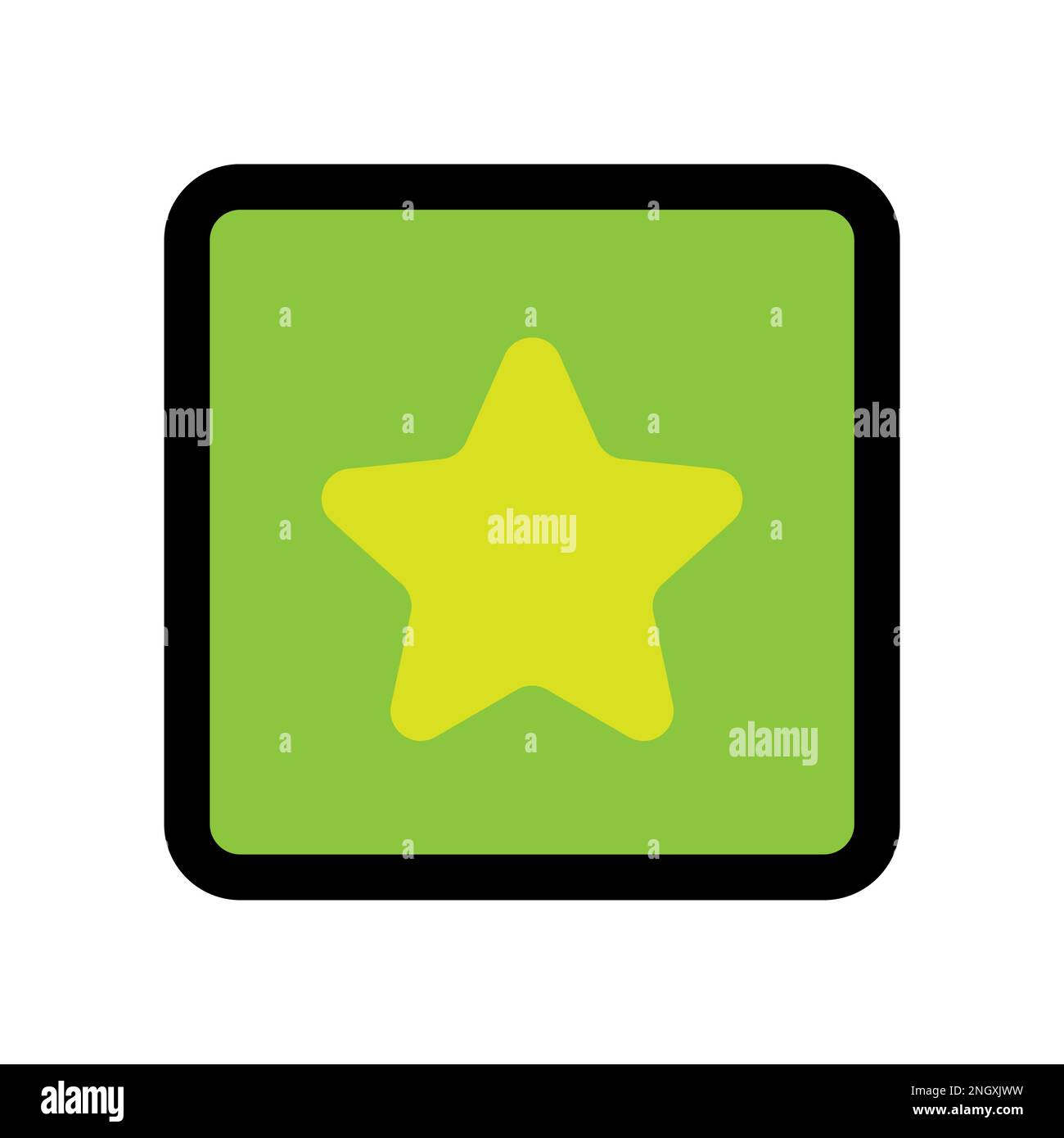 Chosen one icon line isolated on white background. Black flat thin icon ...